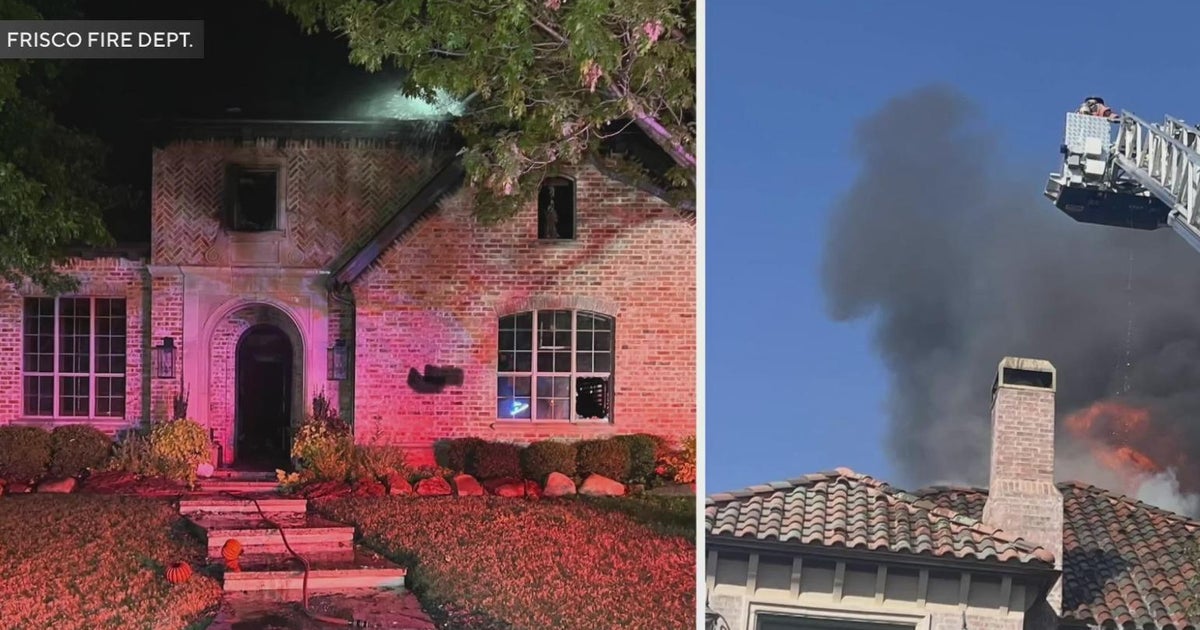 Two unrelated fires in affluent Frisco Starwood neighborhood - CBS Texas