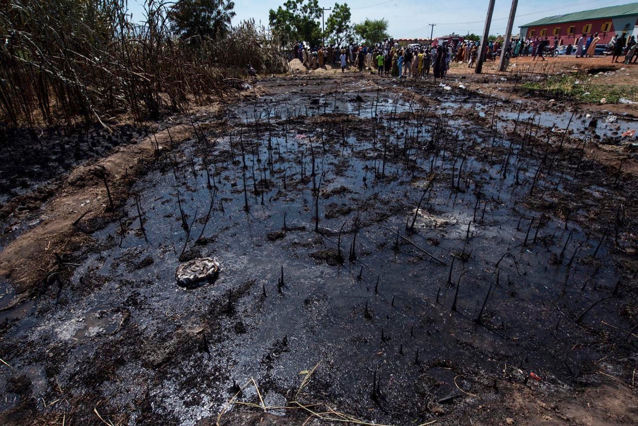 Nigeria fuel tanker truck explosion kills more than 140 people - CBS News