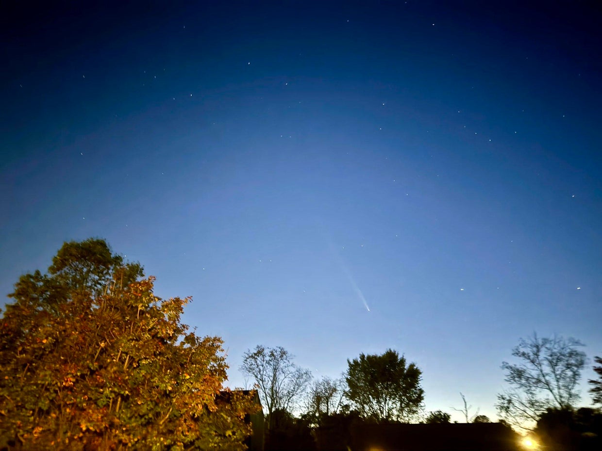 Photos show once-in-80,000-year comet streaking across Pennsylvania sky