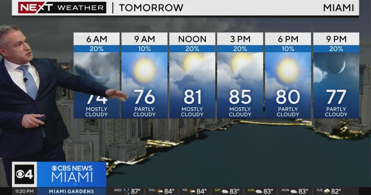 South Florida Weather Forecast 10/23/2024 11 p.m. - CBS Miami