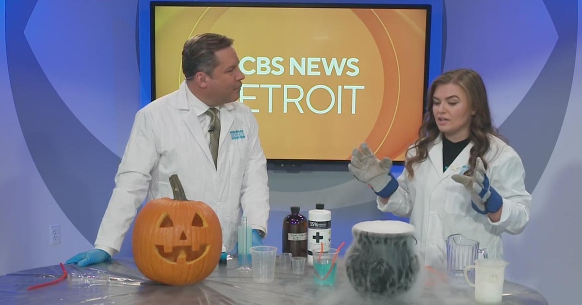 Spooky science experiments in time for Halloween with the Michigan ...