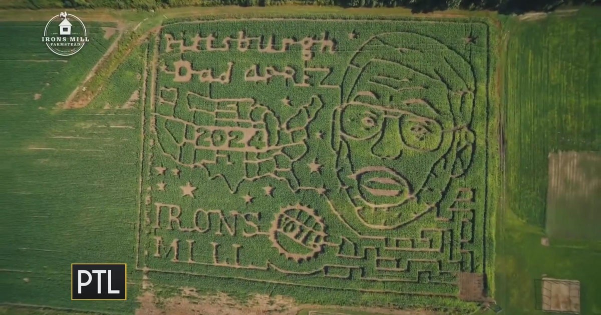 Checking out the most 'Pittsburgh' corn maze at Irons Mill Farmstead ...
