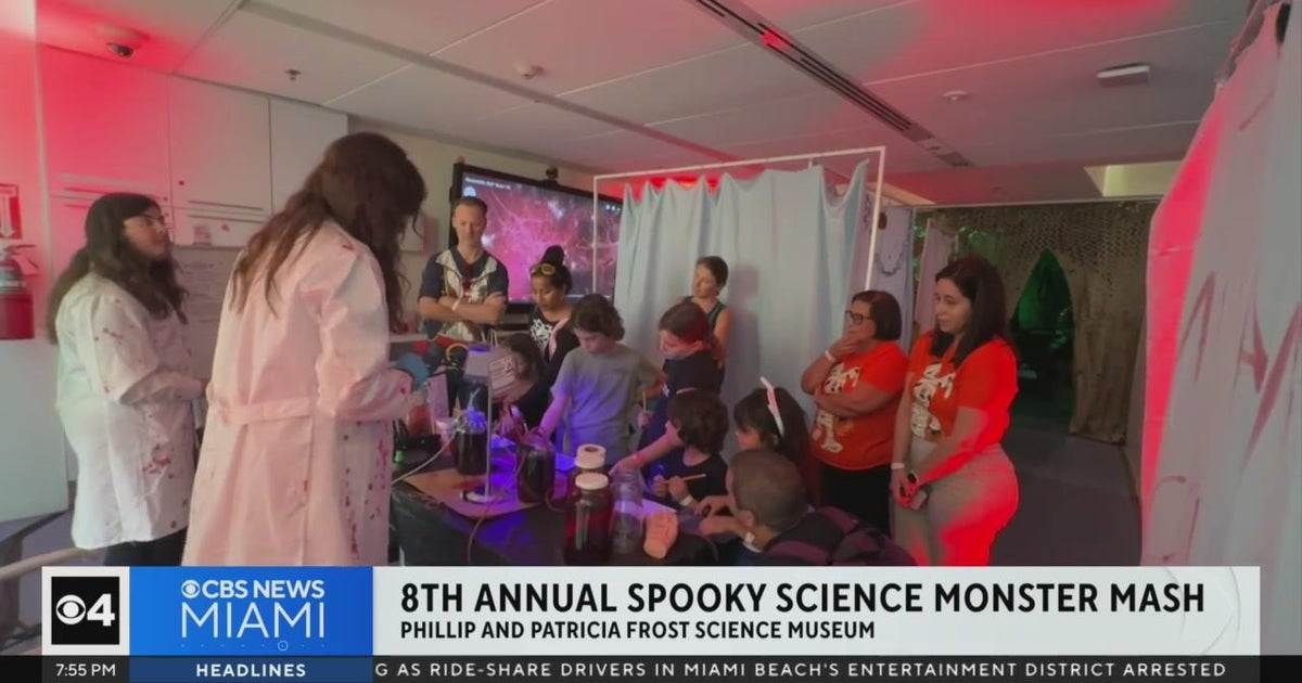 Frost Science Museum brings scary fun with Science Monster Mash - CBS Miami