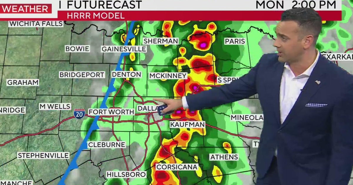 Strong to severe thunderstorms in store for North Texas - CBS Texas