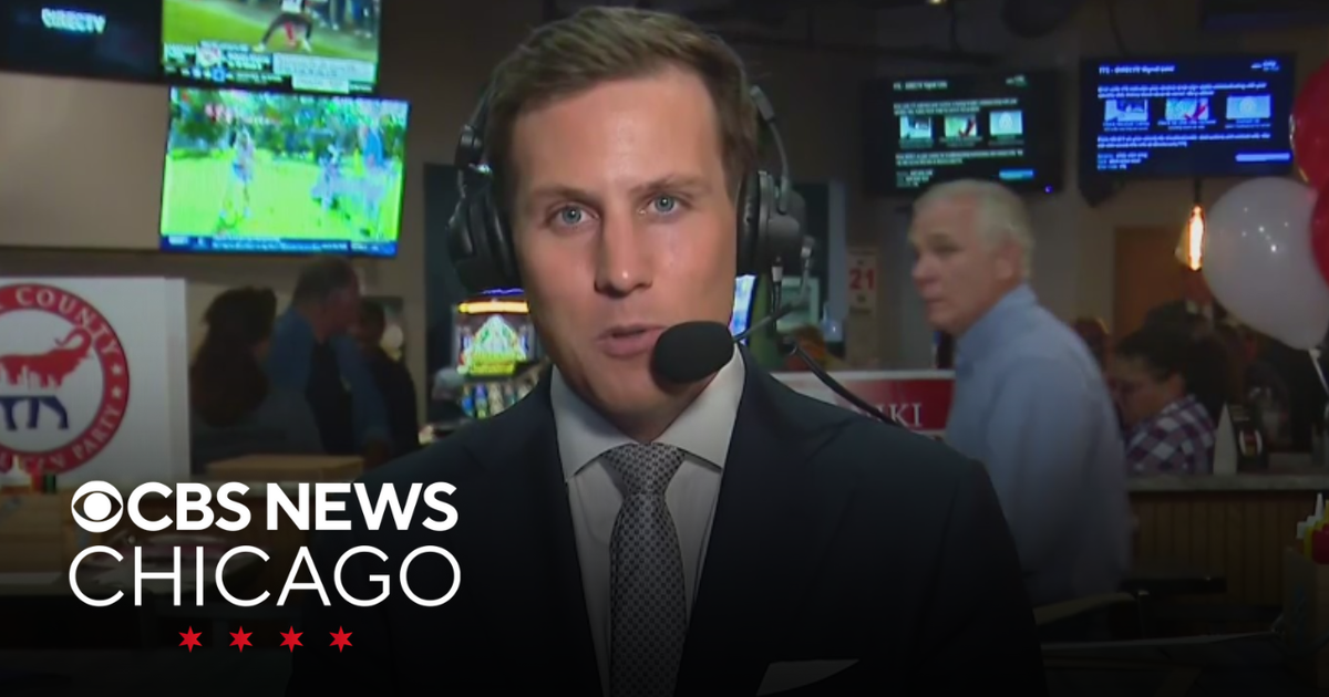 Balloons ready at Cook County GOP watch party - CBS Chicago
