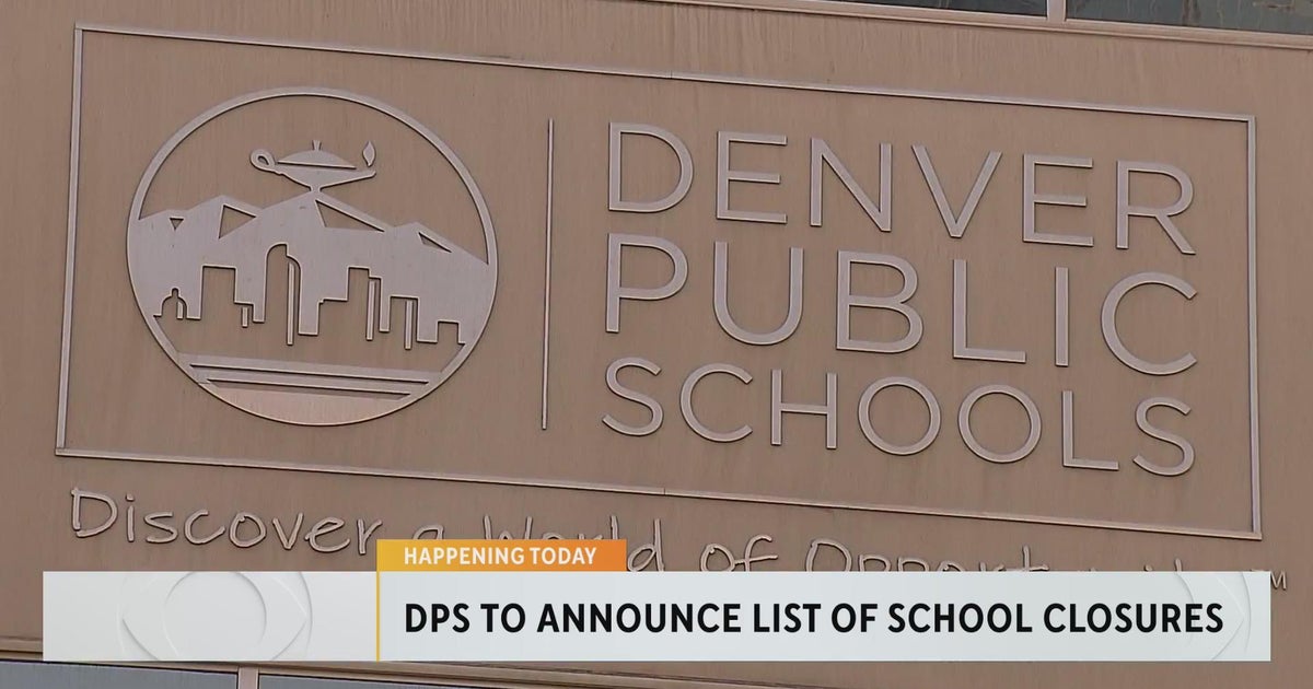 Denver Public Schools to announce list of school closures - CBS Colorado