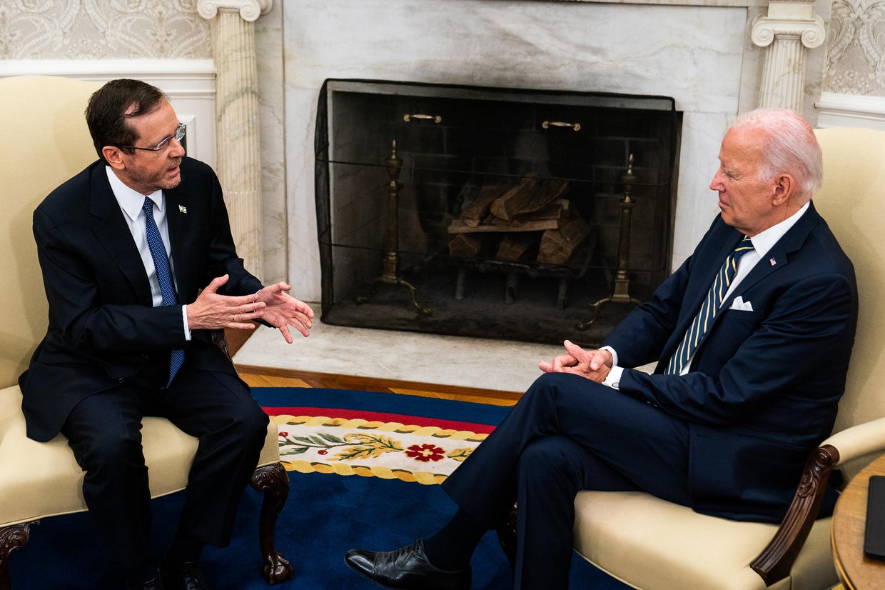 Israeli president to meet with Biden at White House as Netanyahu speaks ...