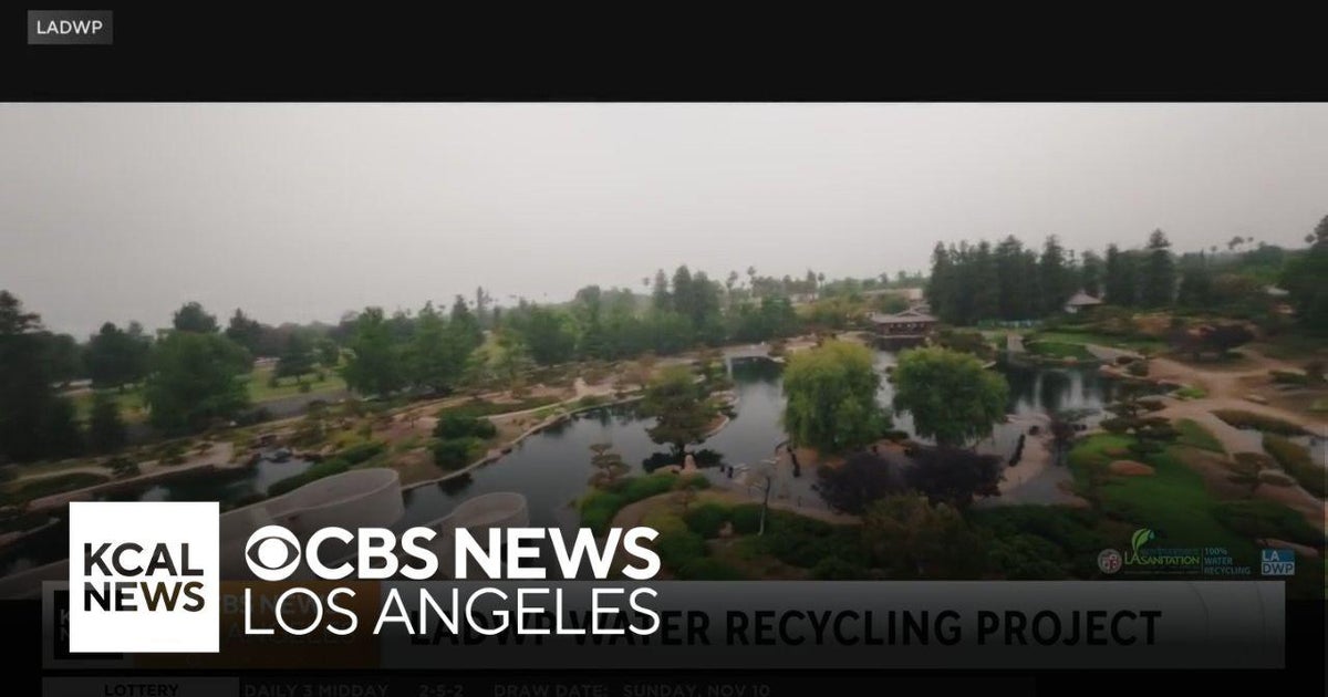 A look at the new LADWP water recycling project - CBS Los Angeles