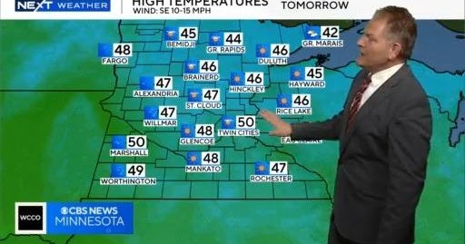 NEXT Weather: 5 p.m. forecast from Nov. 11, 2024 - CBS Minnesota