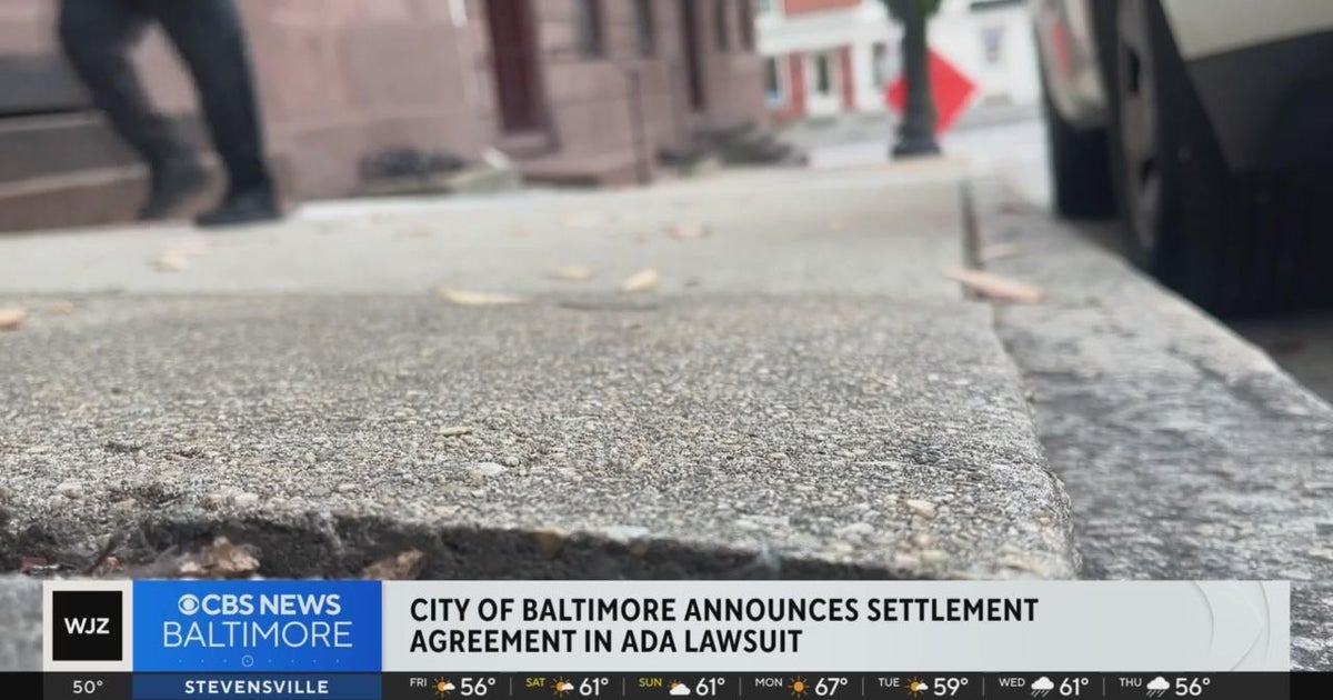 Baltimore announces investment into ADA accessibility - CBS Baltimore