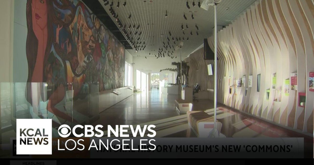 Natural History Museum’s NHM Commons, its newest wing. - CBS Los Angeles