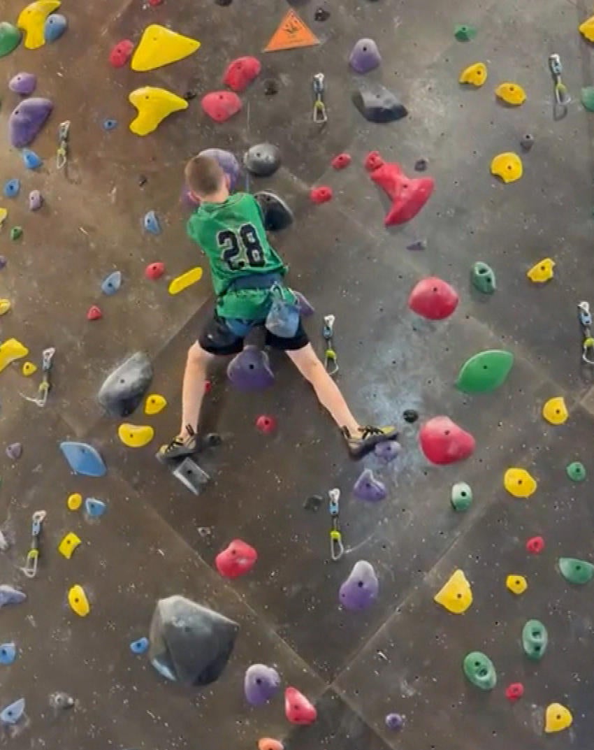 Young climber presents Make-A-Wish Colorado with huge check at his ...