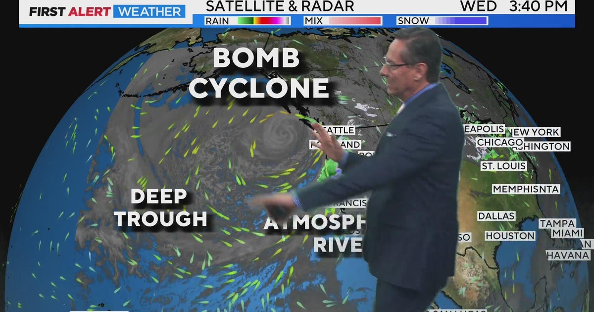 Mild pattern before Colorado gets a small piece of the Pacific Bomb ...