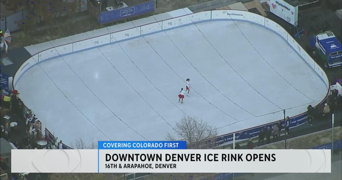 Downtown Denver ice rink opens on 16th Street Mall - CBS Colorado