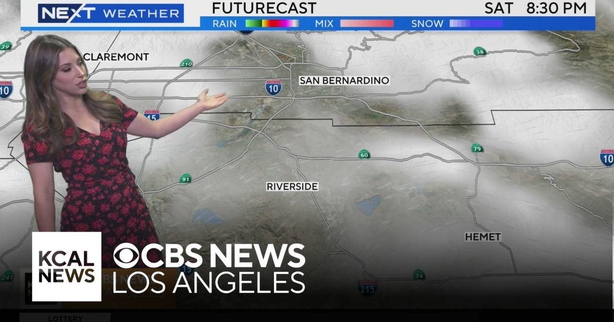 Alex Biston's Saturday forecast | NEXT Weather - CBS Los Angeles