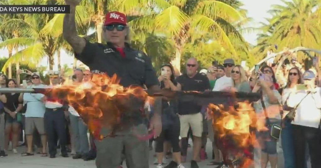 Florida Keys residents burn hurricane warning flags to mark end of 2024 ...
