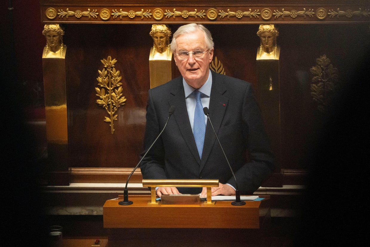 French Prime Minister Michel Barnier resigning after parliament's no ...