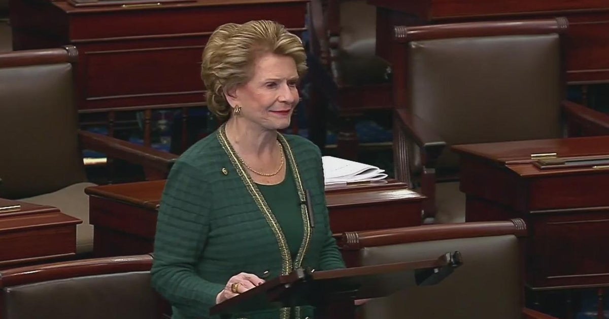 Senator Debbie Stabenow delivers farewell speech - CBS Detroit