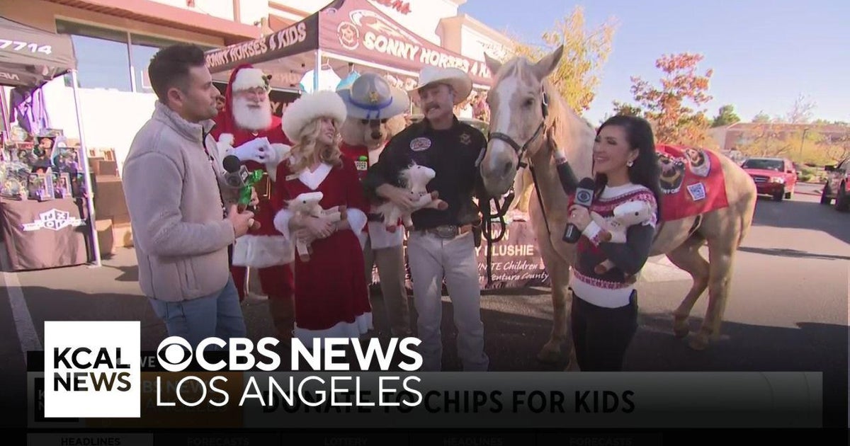 Sonny Horses 4 Kids, along with Sonny the horse, join the CHiPs For Kids drive in Thousand Oaks ...