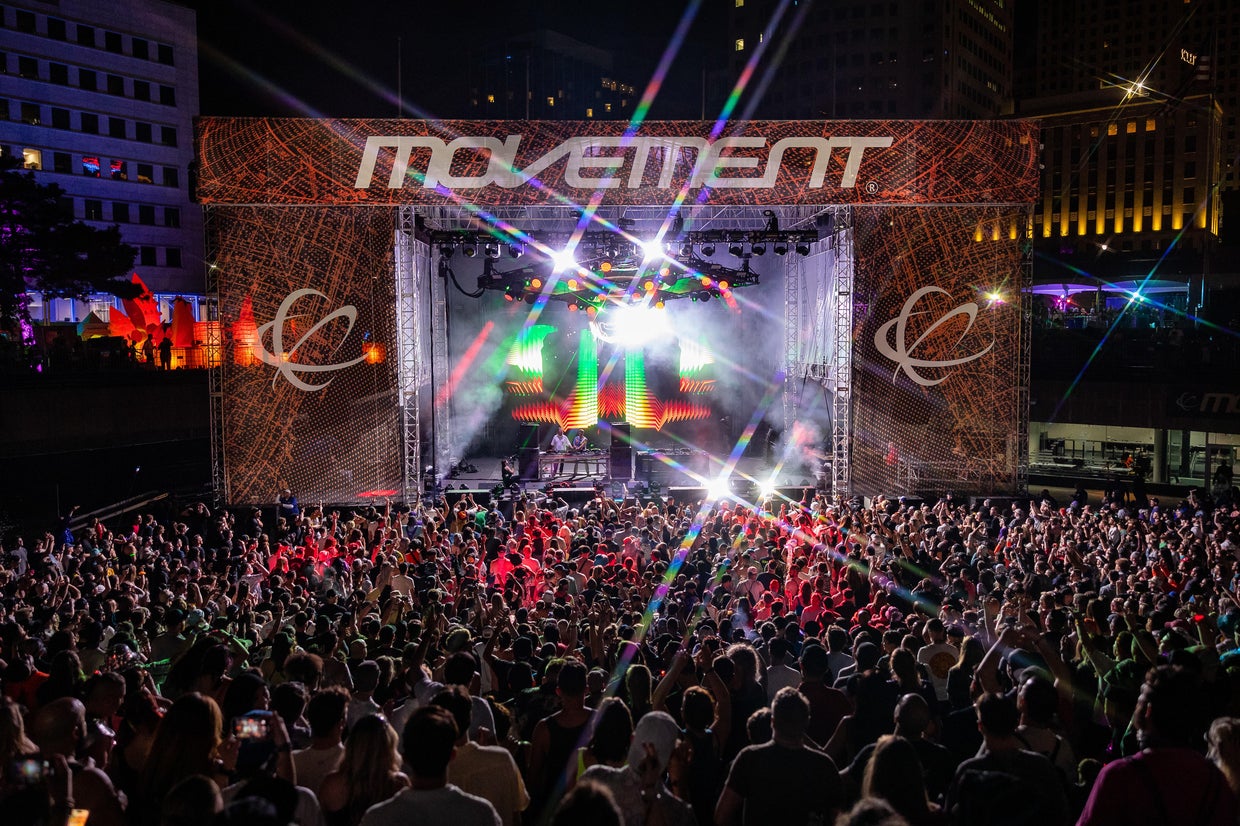Movement Festival in Detroit releases preview of 2025 lineup - CBS Detroit
