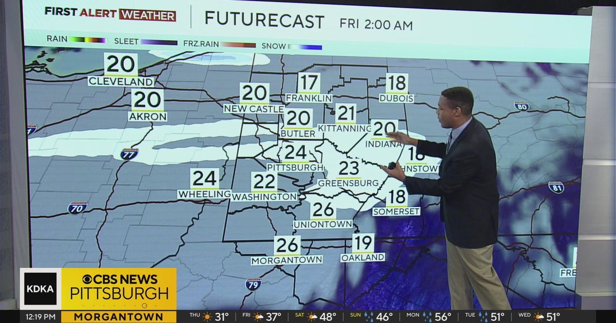 KDKA-TV Afternoon Forecast (12/12) - CBS Pittsburgh