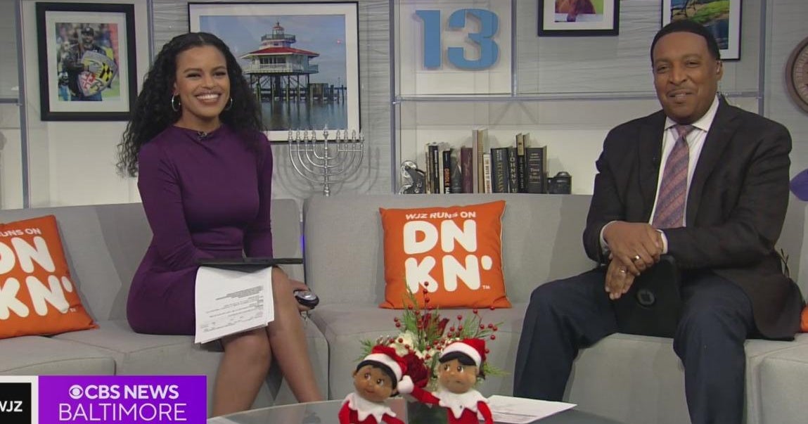 WJZ Anchors Sina and Tim name their elves - CBS Baltimore