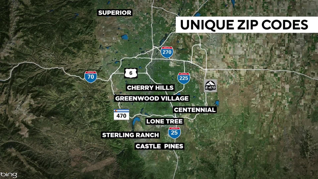Colorado Zip Code Map Colorado Blank Map | Outline Map Of Colorado