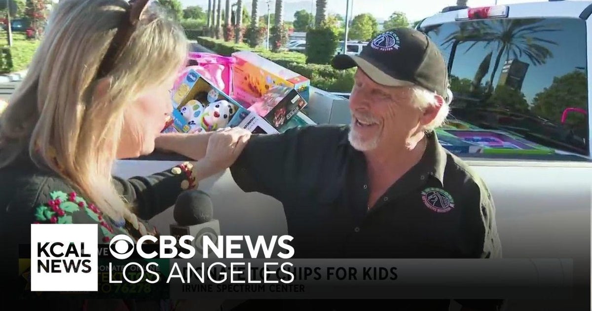 John Marconi brings truckload of toys to CHiPs for Kids event - CBS Los ...