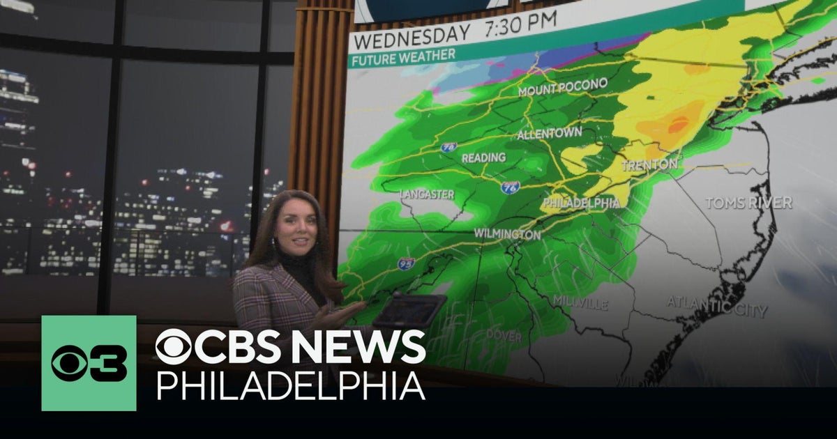 Rain, wet weather on Wednesday in Philadelphia area; more rain and an ...