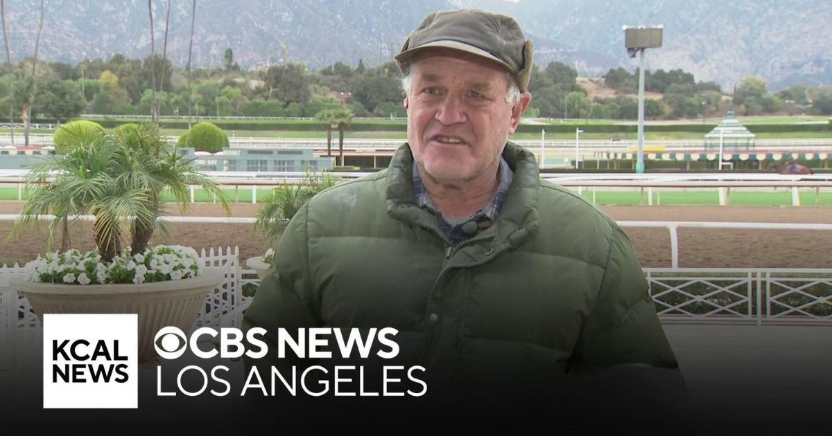 Horse trainer Gary Stute explains significance of the Santa Anita Park ...