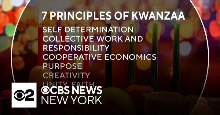 Celebration of the 7 principles of Kwanzaa begin on Thursday - CBS New York