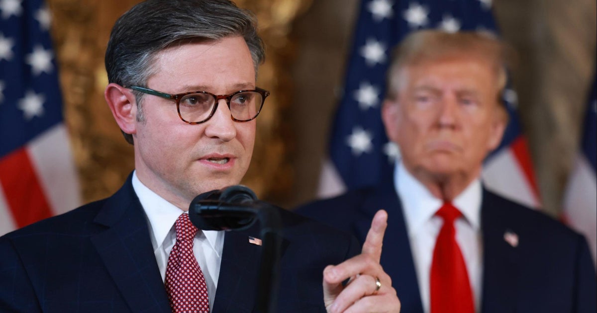 Trump endorses Johnson for House speaker - CBS News