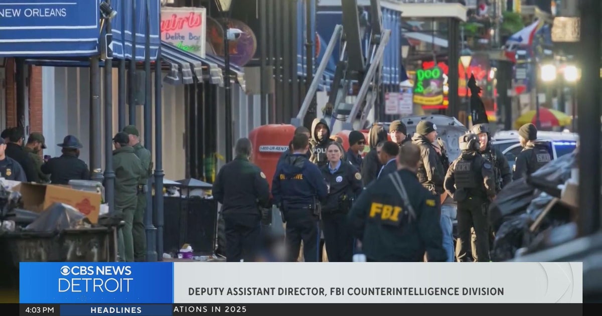 New Orleans attacker posted videos declaring his support for ISIS, FBI says - CBS Detroit