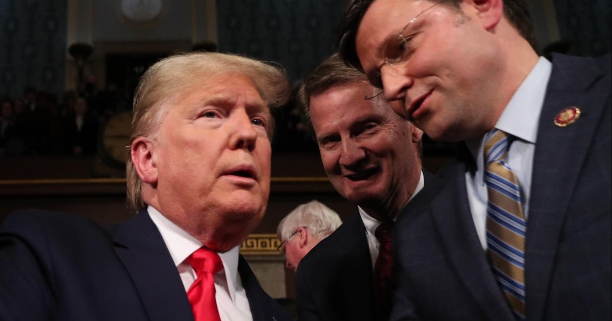 How Donald Trump reacted to Mike Johnson winning the House speaker vote - CBS News