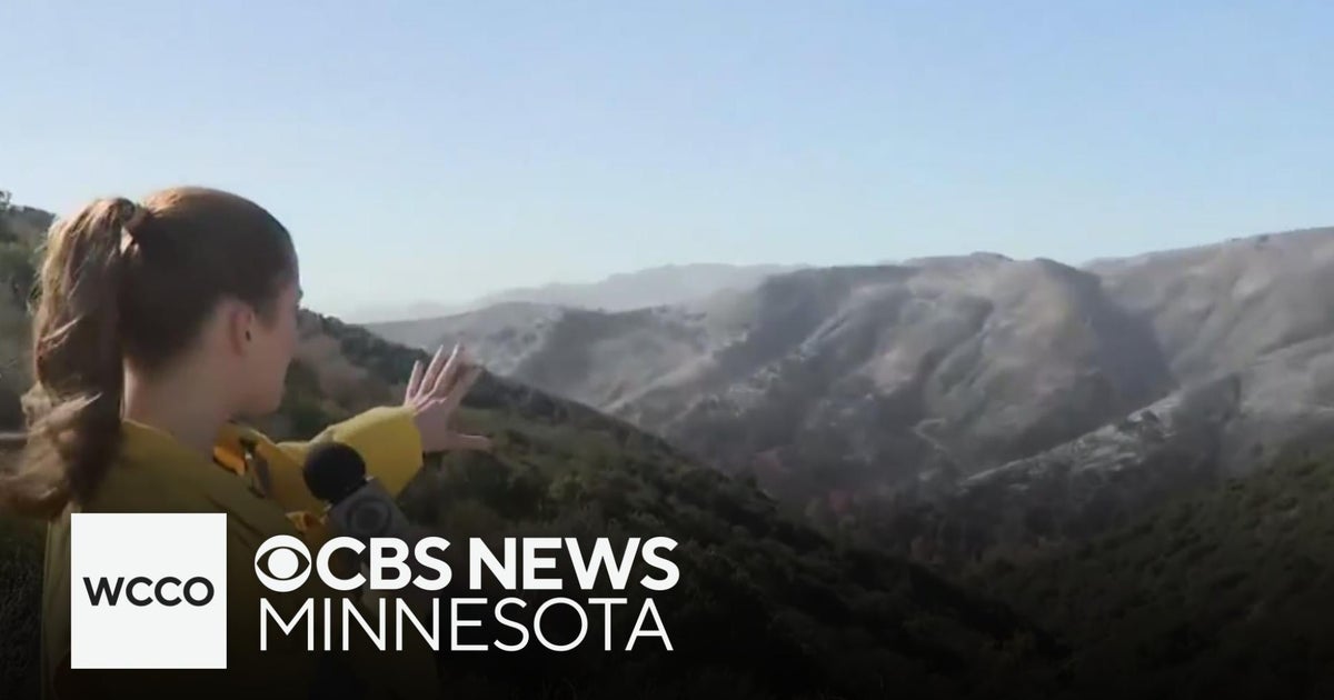 Kirsten Mitchell surveys damage from California wildfires - CBS Minnesota