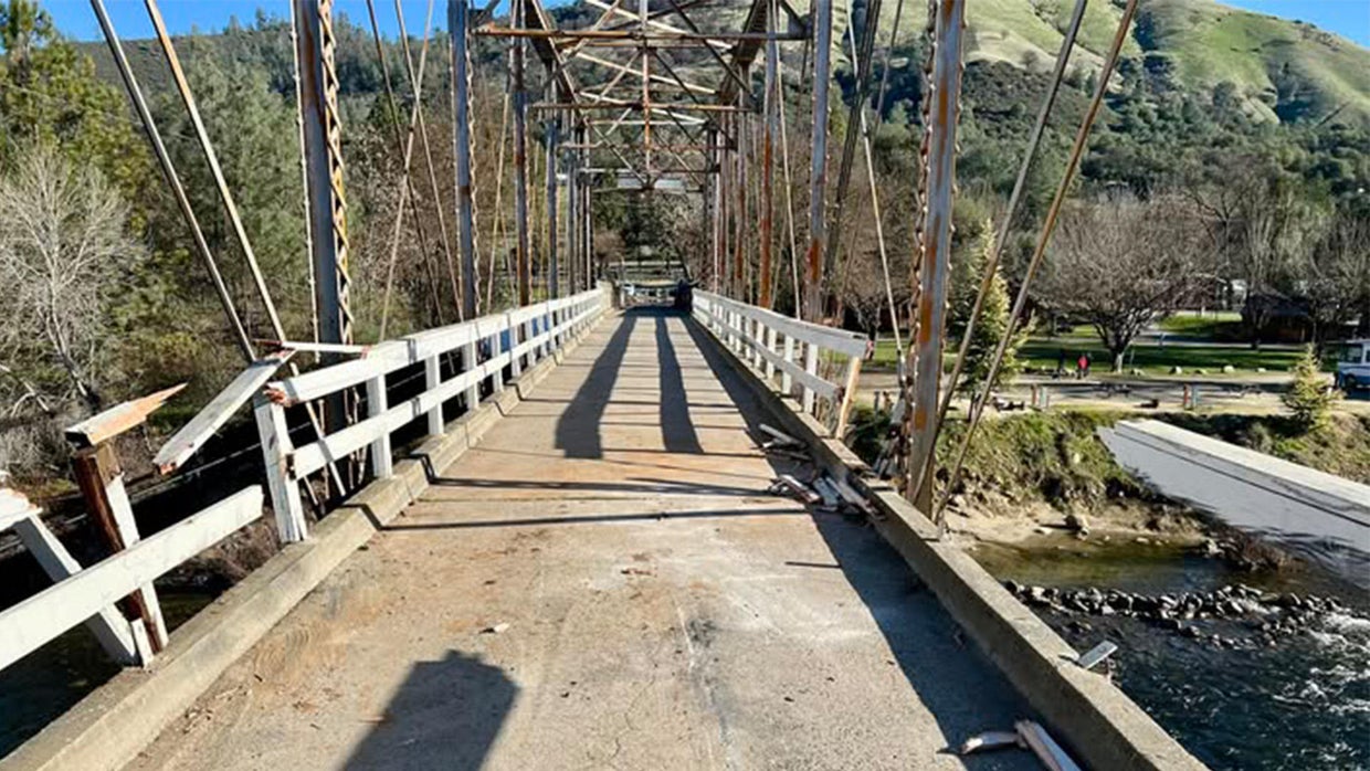 Reckless driver damages Mt. Murphy Bridge in El Dorado County ...