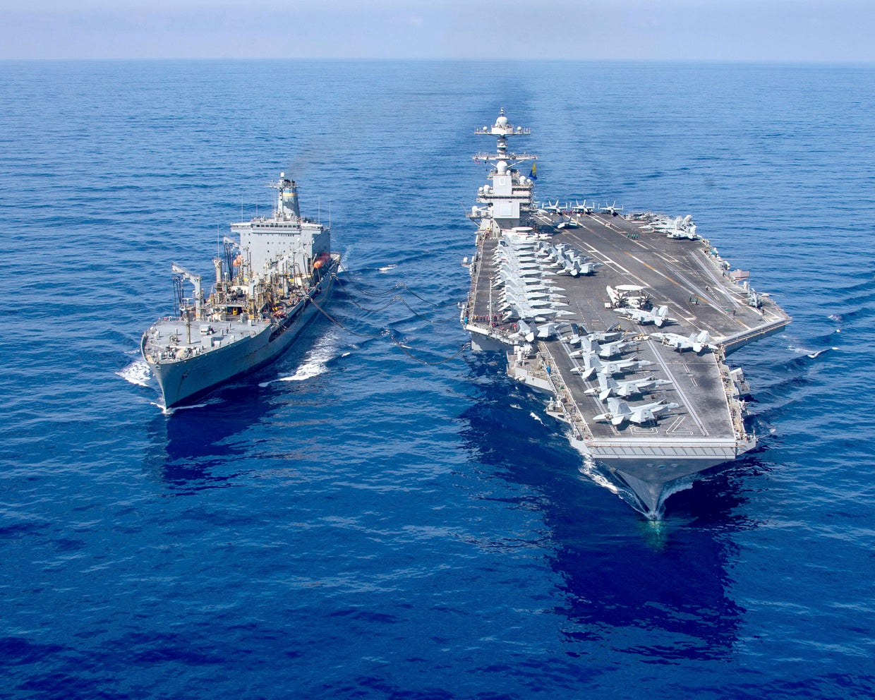 Aircraft carriers will be named for George W. Bush and Bill Clinton ...