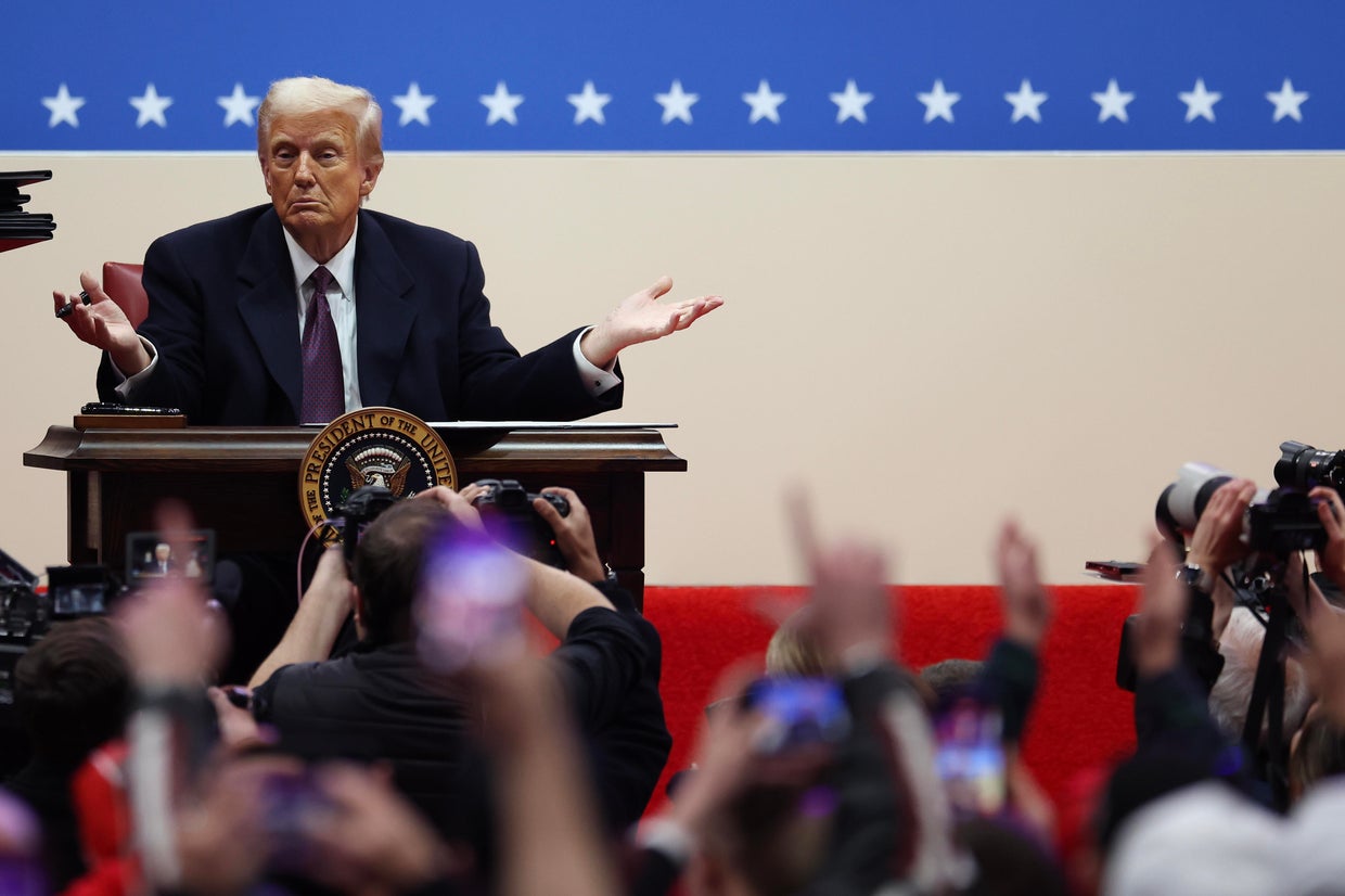 President Trump's 2025 inauguration in photos - CBS News