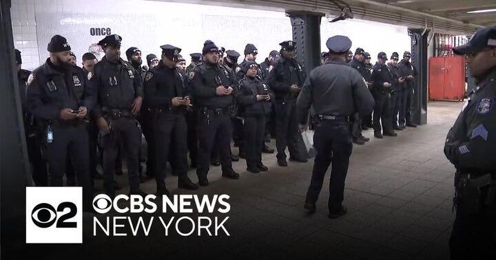 Hundreds of NYPD officers begin patrolling subway platforms and trains ...
