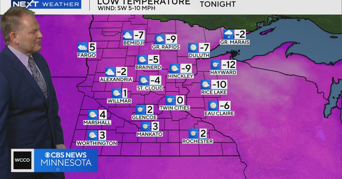 NEXT Weather: 5 p.m. report for Minnesota from Jan. 23, 2025 - CBS ...