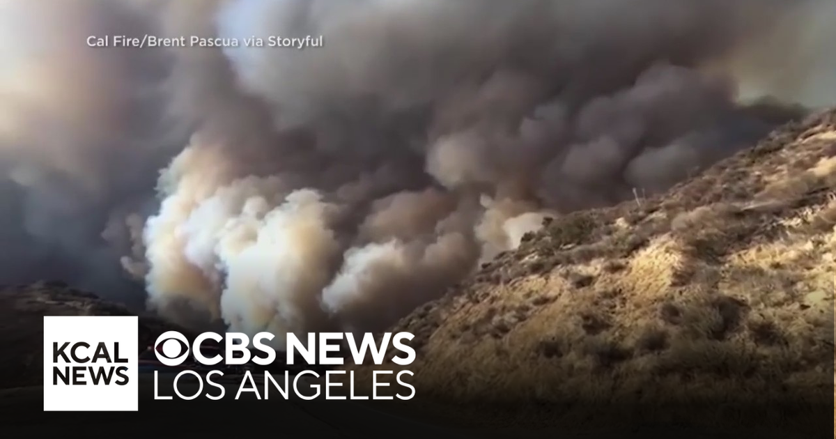Hughes Fire reaches 36% containment as evacuees return home - CBS Los ...