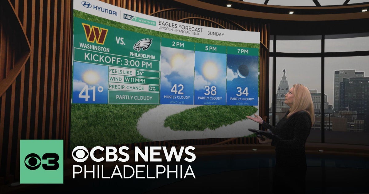 Mild temps and cloudy skies for Philadelphia Eagles-Commanders game ...