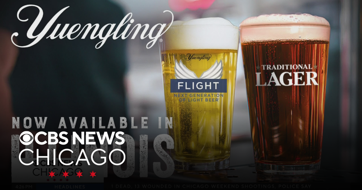 Yuengling beers now on tap in Illinois - CBS Chicago