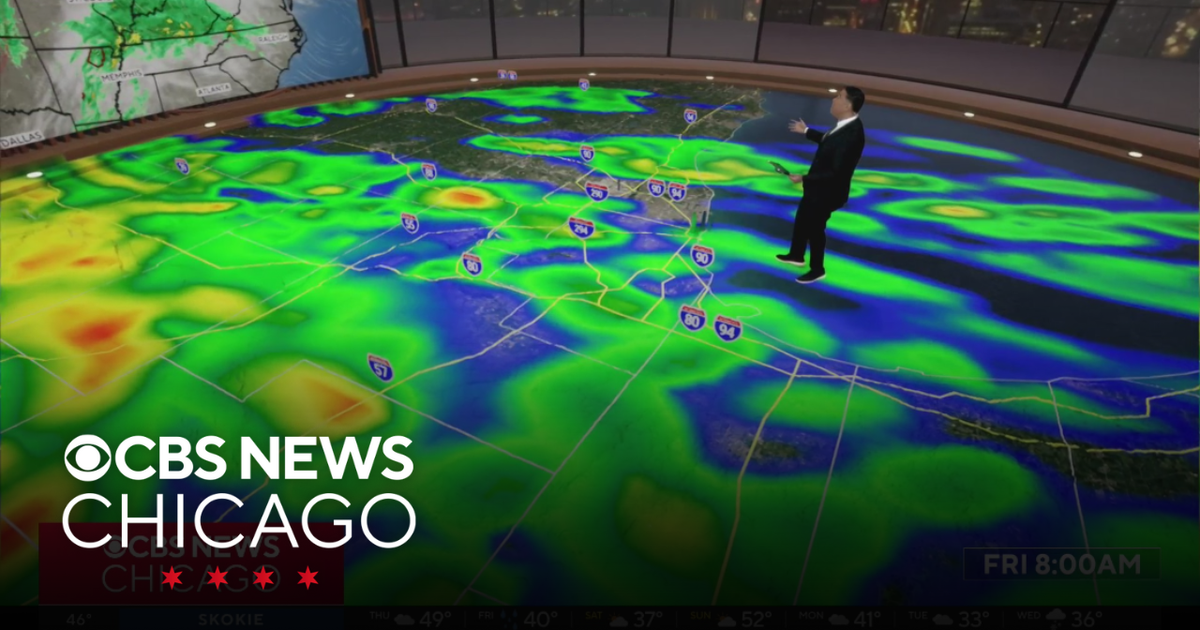 Rain to cause a traffic mess Friday morning in Chicago - CBS Chicago