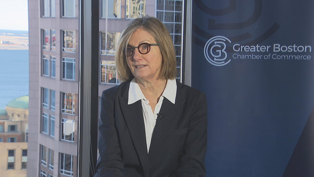 WBUR CEO Margaret Low receives Lifetime Achievement Pinnacle Award - CBS Boston