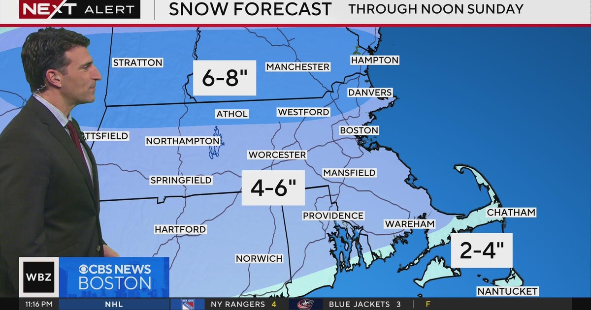 Next Weather: WBZ weather forecast - CBS Boston