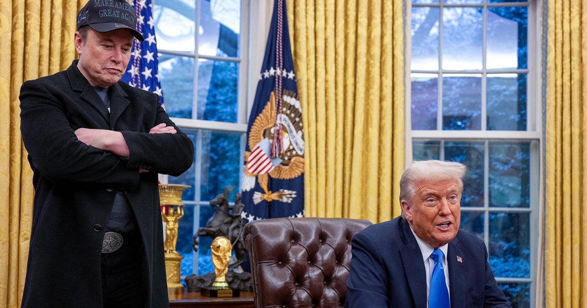 Trump, Musk take questions at White House - CBS News