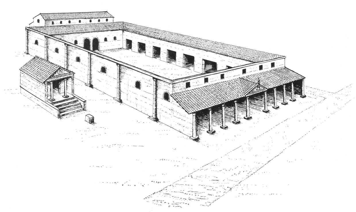 Ruins of oldest Roman basilica ever found in London uncovered on ...