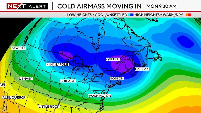 Snowstorm in Massachusetts will bring a high risk for ice; maps show ...