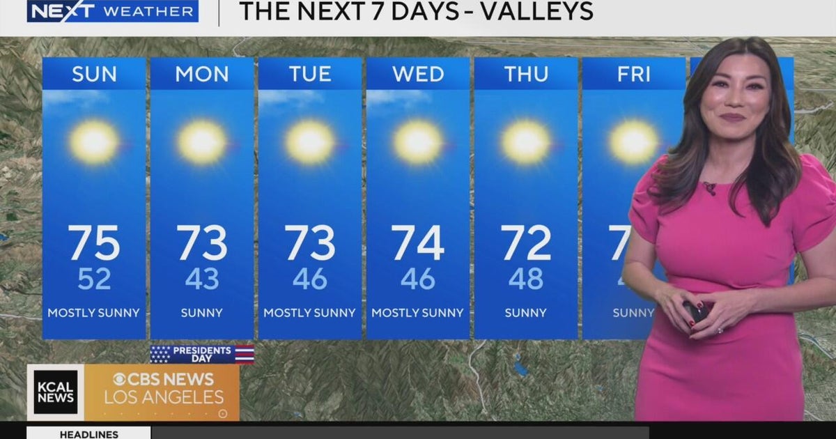 Rachel Kim's 6 a.m. forecast | NEXT weather (2/16) - CBS Los Angeles